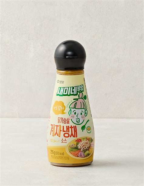 새미네부엌 닭가슴살 겨자냉채소스 295g 마켓컬리
