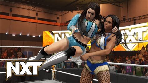 Wwe K Nxt Kiana James W Izzi Dame Vs Yulisa Leon W Valentina