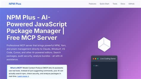 Revolutionary Ai Powered Npm Management Npm Plus Mcp Server Transforms