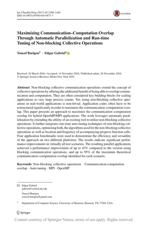Maximizing Communicationcomputation Overlap Through Automatic