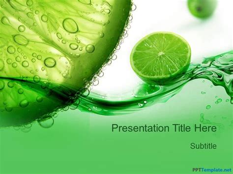 Free Lemon Ppt Template Background For Powerpoint Presentation Powerpoint Templates