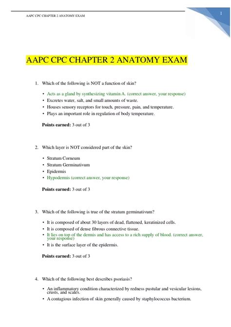 AAPC CPC CHAPTER 2 ANATOMY EXAM WITH COMPLETE SOLUTIONS VERIFIED