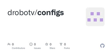 Github Drobotv Configs