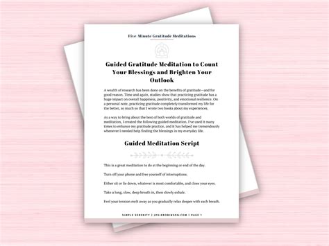 Transform Your Day With This Simple 5 Minute Guided Gratitude