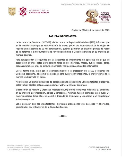 Marcha 8m Así Se Vivió La Protesta En La Cdmx En La Que Participaron