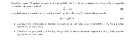 Solved Calculate The Probability Of Finding The Particle In Chegg
