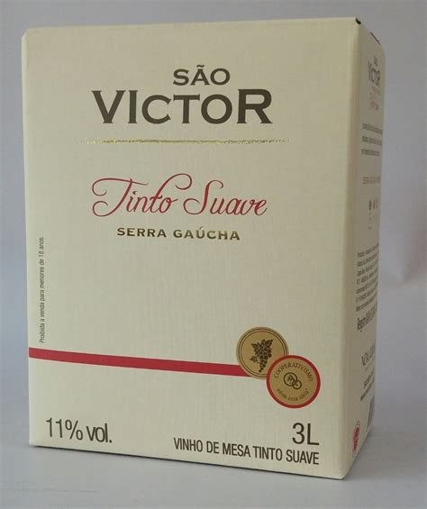 Bags Vinho São Victor Tinto Suave Litros Cada Bag Parcelamento sem juros
