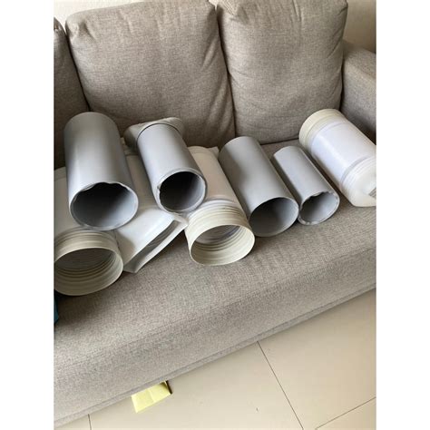 อะไหล่ท่อลมแอร์เคลื่อนที่ อย่างดี เส้นผ่านศูนย์กลาง 6 นิ้ว และ 5