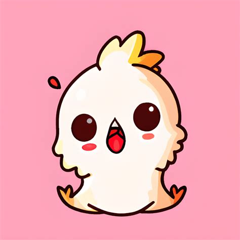 Cute Chicken Kawaii Chibi Graphic Creative Fabrica