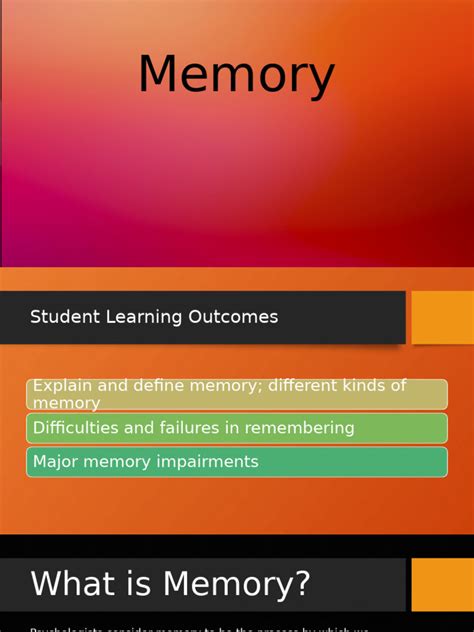 memory pdf