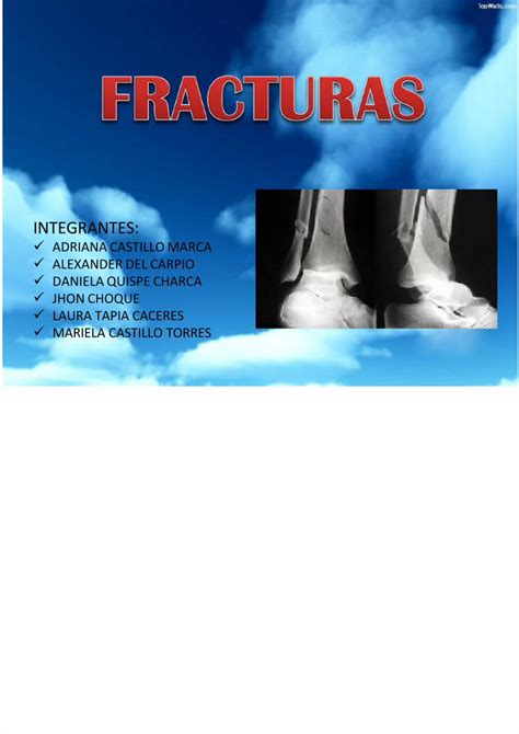 Pdf Fracturas Primeros Auxilios Dokumentips