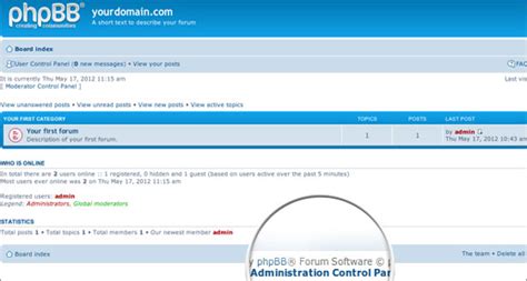 Phpbb Administration Tutorial Fastwebhost Tutorials
