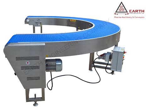 Curve Type Conveyor System Earth Conveying