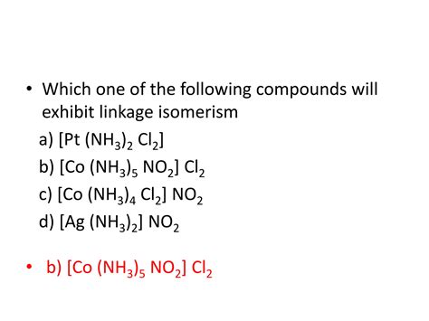 Isomerism In Coordination Chemistry Pptx