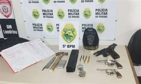 Sete Homens São Presos Com Armas E Maconha Na Zona Sul De Londrina
