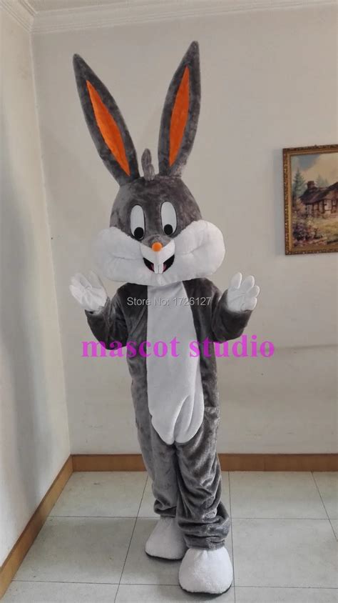 Buy Bugs Bunny Mascot Costume Cartoon Custom Fancy