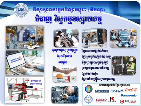 កម្មវិធីសិក្សានិងមុខជំនាញទាំង១៥ នៅវិទ្យាស្ថានបច្ចេកវិទ្យាកម្ពុជា Institute Of Technology Of