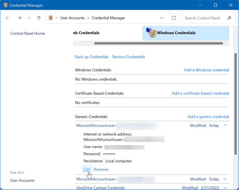 How To Use Credential Manager On Windows 11