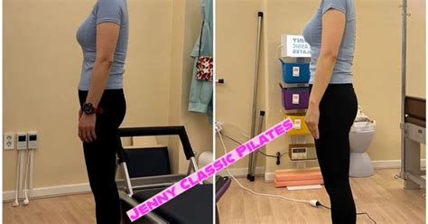 레슨 전후 비교 사진 제니 클래식 필라테스 숨고 숨은고수