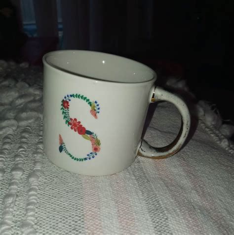 Opalhouse Kitchen Opalhouse Large Monogram Mug S Poshmark