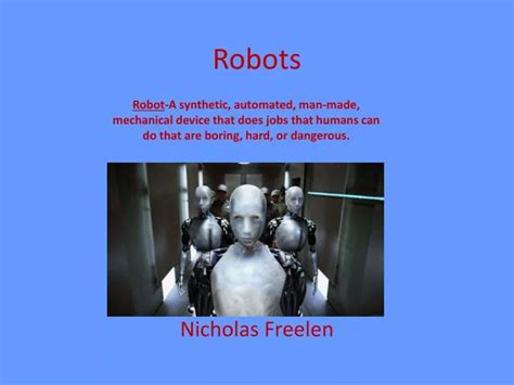 PPT Robots PowerPoint Presentation Free Download ID