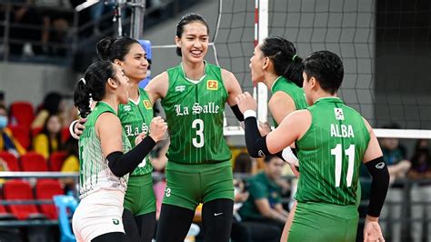 Uaap Womens Volleyball La Salle Beats Feu