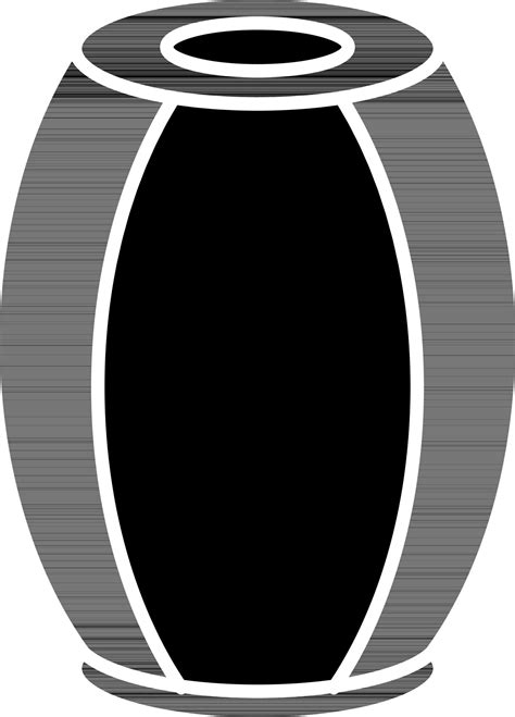 Drum Icon In Flat Style Vector Art At Vecteezy
