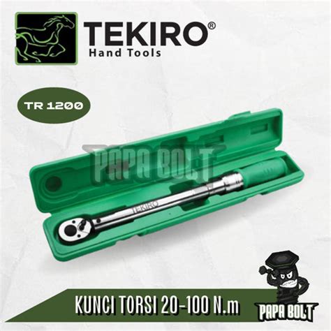 Jual Tekiro Kunci Torsi 12 20 100 Nm Tr1200 Kunci Momen Torque