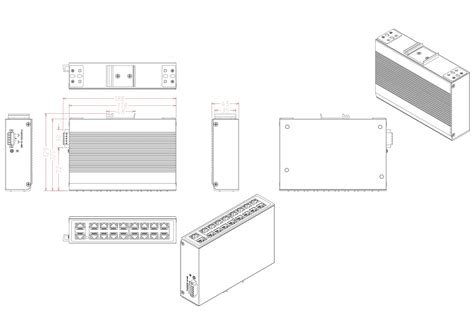 W1018 16fe2gf I 10100mbps 18 Port Industrial Ethernet Switches Ul Li