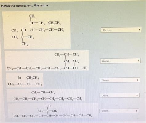 Solved Choose Choose Hexylnonane 2 Octane