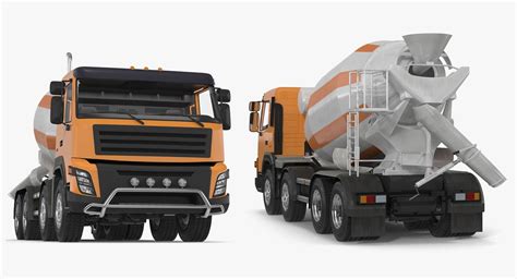 믹서 및 이동식 혼합 플랜트 컬렉션 3d 모델 159 3ds C4d Max Ma Obj Free3d