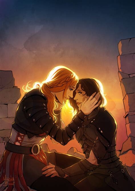 Leliana X Inquisitor Niamh Commission By Martinabellimb On Deviantart
