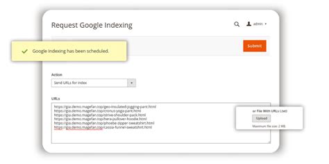 Magento Google Indexing API Instant Indexing