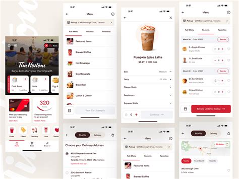 tim hortons app improvement idea by surja sen das raj on dribbble