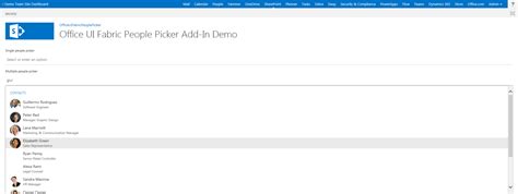 Office UI Fabric People Picker And SharePoint Search Better Together Part SharePoint Add In