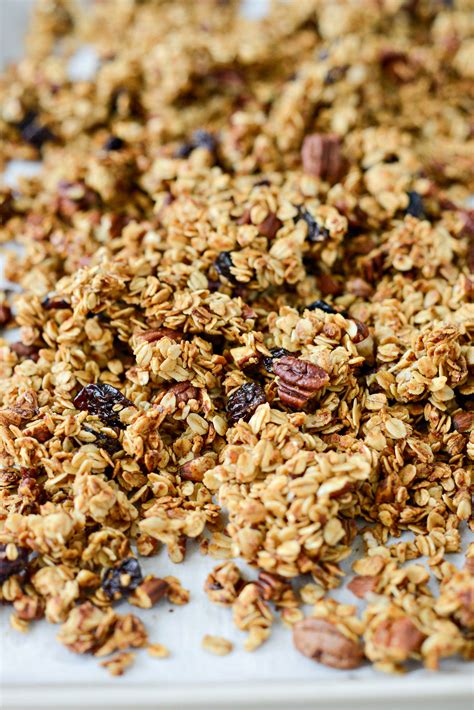 Chewy Fruit And Nut Granola Simply Scratch