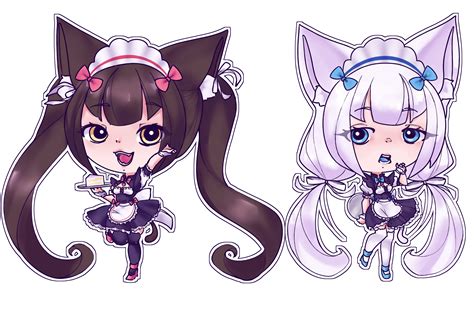 Chocola And Vanilla Chibis Will Be Made Into Keychains Rnekoparagame