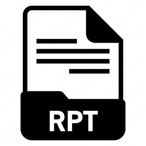 Document File Format Rpt Icon Download On Iconfinder