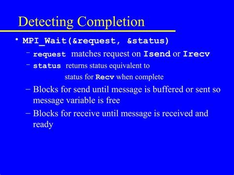 Message Passing Interface Ppt Programming Languages Computing