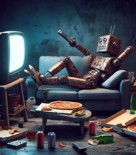Lazy Robot Stock Illustrations 72 Lazy Robot Stock Illustrations
