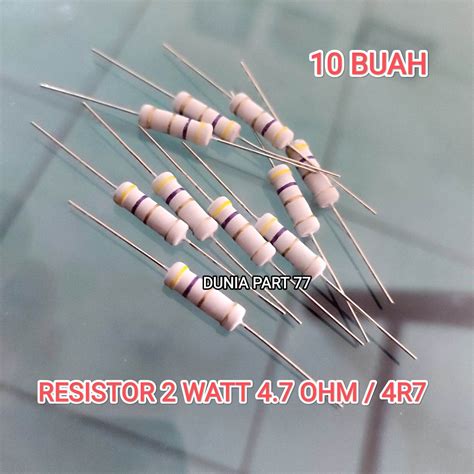 BUAH RESISTOR WATT OHM R OHM RESISTOR W OHM RESISTOR WATT OHM R OHM