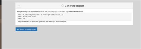 Squid Analyzer Report Generator Issue 840 Webmin Authentic Theme