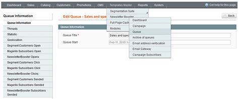 Newsletter Booster Managing Queue