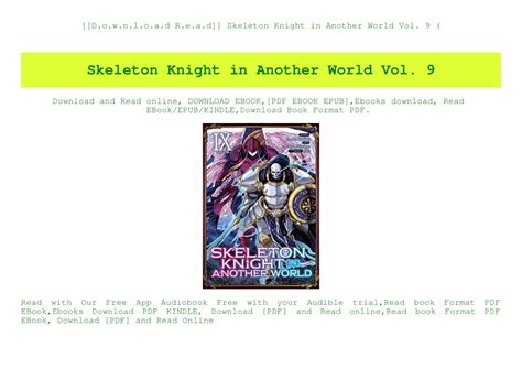 Ppt D O W N L O A D R E A D Skeleton Knight In Another World Vol