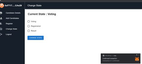 Github Rohitbaraik001e Voting System Using Blockchain
