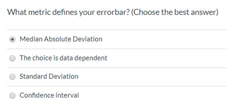 Solved The Answer Median Absolute Deviation And Standard Chegg