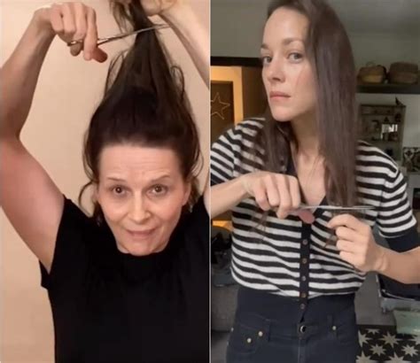 줄리엣 비노쉬도 마리옹 코티야르도 가위 들고 싹둑무슨 일