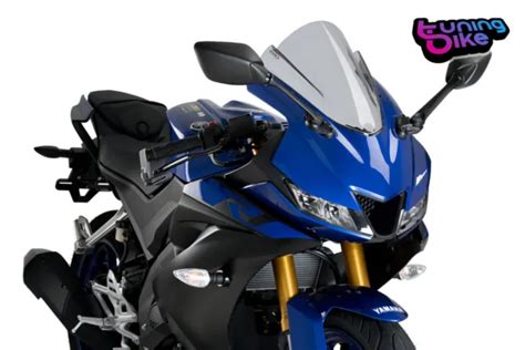 PUIG BULLE Z RACING Pour Yamaha Yzf R125 2021 Fume Claire EUR 105 99