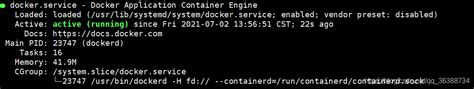 Docker报错process 16673 Execstartusrbindockerd H Fd