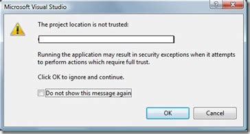Problem Loading Solution Security Exception Lausdahl Com